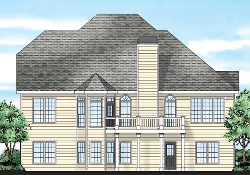 COLONNADE House Floor Plan | Frank Betz Associates