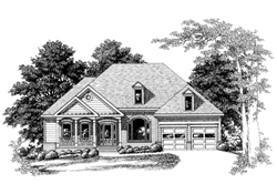 GREYSTONE House Floor Plan | Frank Betz Associates